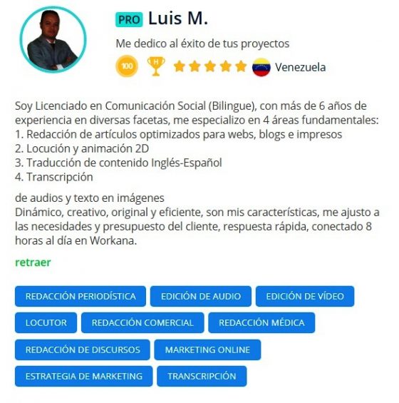 TOP FREELANCERS: El perfil, la clave para llegar a convertirte en un ...